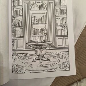 The enchanted Library | Art | The Enchanted Library Coloring Book ...